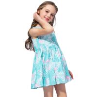 China Summer Girls Children'S Casual Dress Sleeveless Flamingo Printed for sale