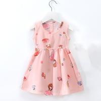 China Summer Children Princess Cotton Silk Dress Thin Nightdress Off Shoulder for sale