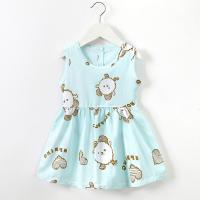 China Summer Children Princess Cotton Silk Dress Thin Nightdress Off Shoulder for sale