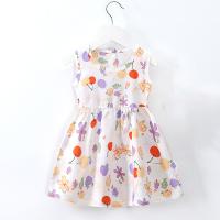 China Summer Children Princess Cotton Silk Dress Thin Nightdress Off Shoulder for sale