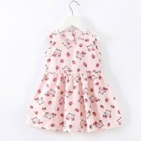 China Summer Children Princess Cotton Silk Dress Thin Nightdress Off Shoulder for sale
