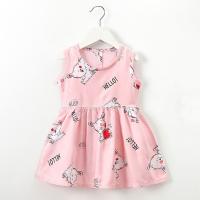 China Summer Children Princess Cotton Silk Dress Thin Nightdress Off Shoulder for sale