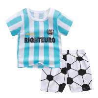 China Summer Kids Pajama Set Plain Animal Short Sleeve Tee And Shorts for sale