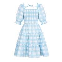 China Kids Spring Summer Children'S Clothing Long Sleeve Floral Print Girls Dress for sale