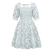 China Kids Spring Summer Children'S Clothing Long Sleeve Floral Print Girls Dress for sale