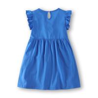 China Sleeveless Ruffle Summer Children'S Clothing Cute Print Girl Boutique Dresses for sale