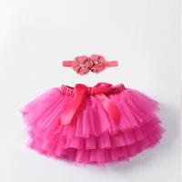 China Polyester Infant Girls' Tulle Tutu Skirt Bloomers For Kids Baby Clothing for sale