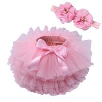 China Polyester Infant Girls' Tulle Tutu Skirt Bloomers For Kids Baby Clothing for sale