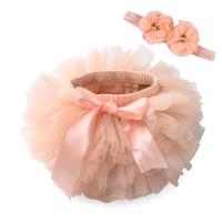 China Polyester Infant Girls' Tulle Tutu Skirt Bloomers For Kids Baby Clothing for sale