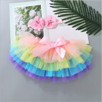 China Polyester Infant Girls' Tulle Tutu Skirt Bloomers For Kids Baby Clothing for sale