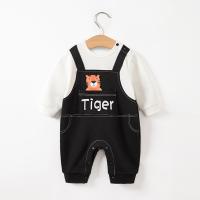 China Children'S Short Sleeve Overall For Newborn Cartoon Strap Overalls Spring Autumn for sale