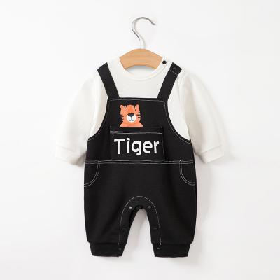 China Children'S Short Sleeve Overall For Newborn Cartoon Strap Overalls Spring Autumn for sale