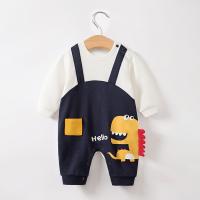 China Children'S Short Sleeve Overall For Newborn Cartoon Strap Overalls Spring Autumn for sale
