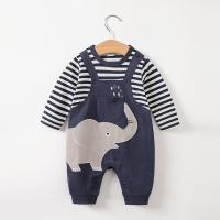China Children'S Short Sleeve Overall For Newborn Cartoon Strap Overalls Spring Autumn for sale