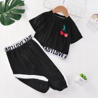 China Summer Short Sleeved Suit Spring Children'S Clothing Girls Casual Suit for sale