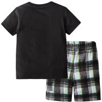 China Summer Cotton Cartoon Robot Suit Little Boy Clothes for sale