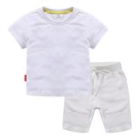 China Custom Logo Summer Children's Clothing Kids Cotton Sportswear for sale