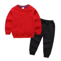 China 80cm-150cm Spring Children's Clothing Kids 2pcs Toddler Jogger Clothing Sweat Set for sale