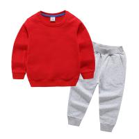 China 80cm-150cm Spring Children's Clothing Kids 2pcs Toddler Jogger Clothing Sweat Set for sale