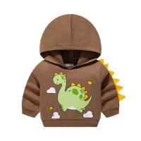 China 1Y-7Y Children's Sports Shirts Cartoon Dinosaur Hoodie for sale
