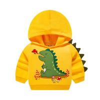 China 1Y-7Y Children's Sports Shirts Cartoon Dinosaur Hoodie for sale