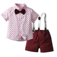 China 80cm-130cm Children's Outfit Set Kid Boys Short Sleeved Shorts Sets for sale