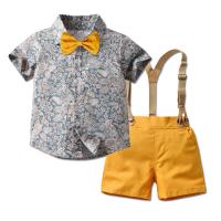 China 80cm-130cm Children's Outfit Set Kid Boys Short Sleeved Shorts Sets for sale