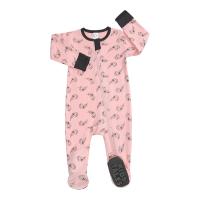 China Boys' And Girls' Newborn Footed Rompers Zip Front Non-Slip for sale