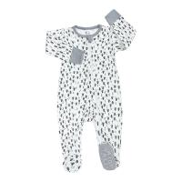China Boys' And Girls' Newborn Footed Rompers Zip Front Non-Slip for sale