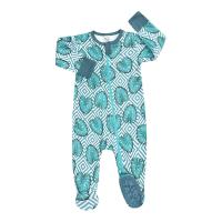China Boys' And Girls' Newborn Footed Rompers Zip Front Non-Slip for sale