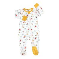 China Boys' And Girls' Newborn Footed Rompers Zip Front Non-Slip for sale