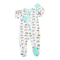 China Boys' And Girls' Newborn Footed Rompers Zip Front Non-Slip for sale