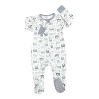 China Boys' And Girls' Newborn Footed Rompers Zip Front Non-Slip for sale