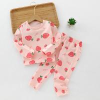 China Children's Round Neck Cute Two Piece Sets Long Sleeved 90cm-160cm for sale