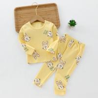 China Children's Round Neck Cute Two Piece Sets Long Sleeved 90cm-160cm for sale