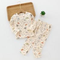 China Children's Round Neck Cute Two Piece Sets Long Sleeved 90cm-160cm for sale