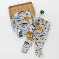 China Children's Round Neck Cute Two Piece Sets Long Sleeved 90cm-160cm for sale