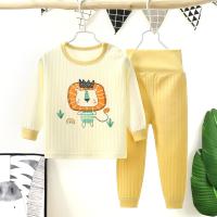 China Home Children's Pajamas Sets Cotton Long Sleeved Trousers Suit Clothes for sale