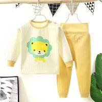 China Home Children's Pajamas Sets Cotton Long Sleeved Trousers Suit Clothes for sale