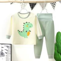 China Home Children's Pajamas Sets Cotton Long Sleeved Trousers Suit Clothes for sale