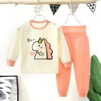 China Home Children's Pajamas Sets Cotton Long Sleeved Trousers Suit Clothes for sale