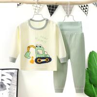 China Home Children's Pajamas Sets Cotton Long Sleeved Trousers Suit Clothes for sale