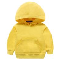 China 7Y-8Y Spring Children's Clothing Solid Color Boys Hoodies & Sweatshirt for sale