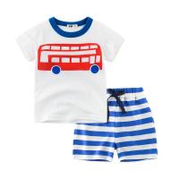 China Summer Baby Children's Clothing Sets Short Sleeved Hooded Collar for sale