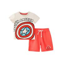 China Summer Baby Children's Clothing Sets Short Sleeved Hooded Collar for sale