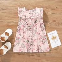 China Summer Children'S Clothing Girls Full Printing Small Flower Children'S Dress for sale