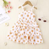 China Summer Children'S Clothing Sunflower Print Children'S Clothing for sale