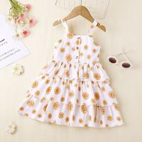 China Summer Children'S Clothing Sunflower Print Children'S Clothing for sale