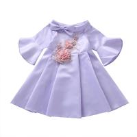 China Princess Summer Children'S Clothing Flower Bow Children'S Dress for sale