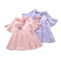 China Princess Summer Children'S Clothing Flower Bow Children'S Dress for sale